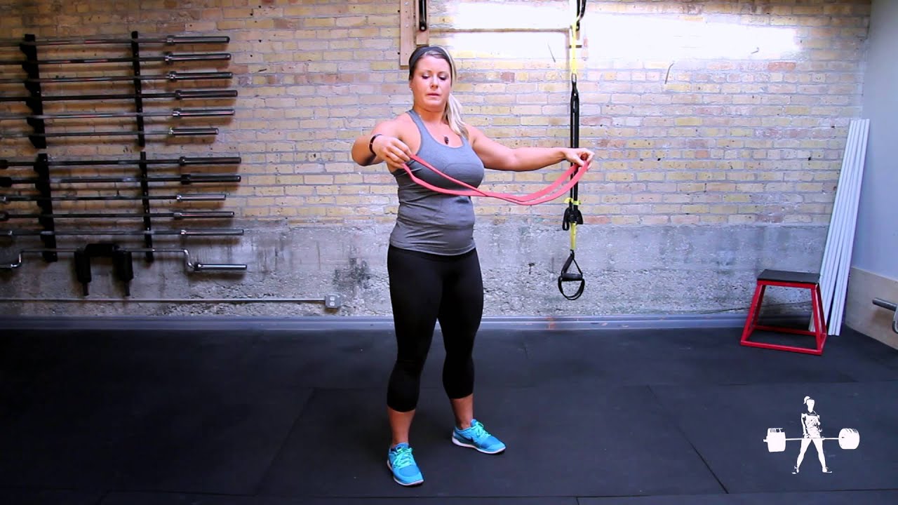Unapologetically Powerful Demo: Resistance Band Pull-Apart - YouTube
