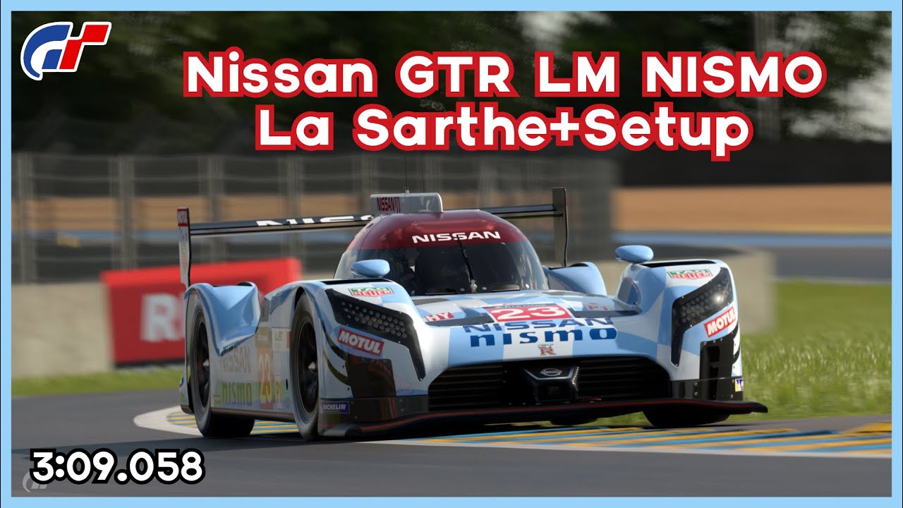 GT7 | 1000hp Nissan GT-R LM NISMO Gr1 Circuit de La Sarthe 3:09.058 ...