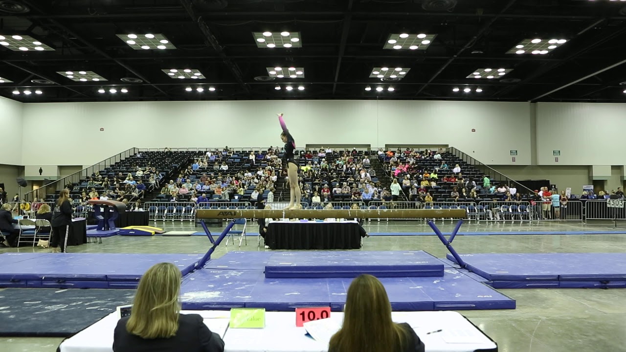 ELLY KING-class of 2023 Level 10 JO Nationals 2019- BEAM - YouTube