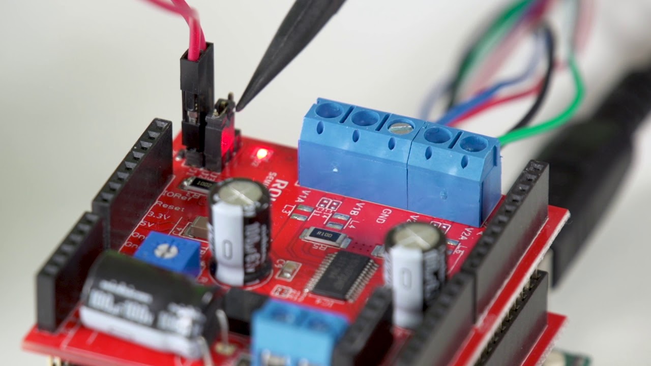ROHM Semiconductor Stepper Motor Driver IC Evaluation Kit - YouTube
