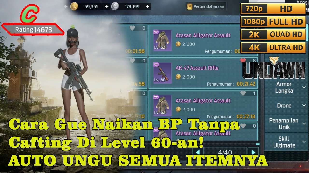 Undawn - Cara Gue Untuk Ngejar BP di Level 60-an Tanpa Crafting ...