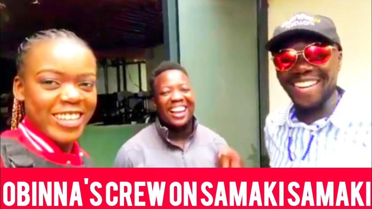 BEHIND THE SCENE||OGA OBINA'S CREW ON SAMAKI SAMAKI READY FOR THE SHOW 💖💖 - YouTube
