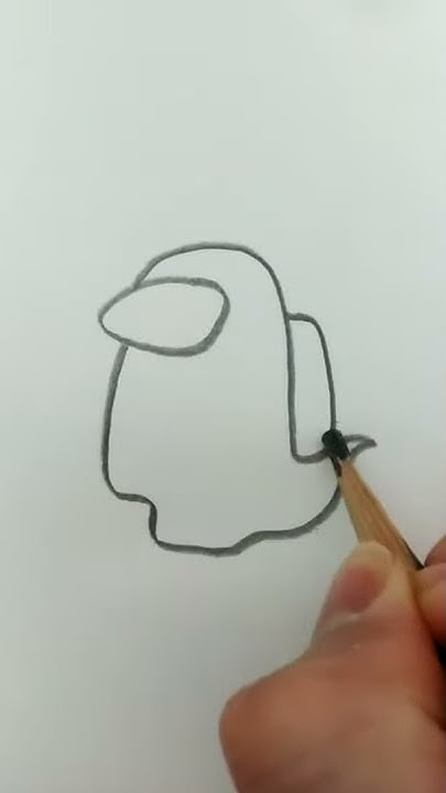 어몽어스 유령 캐릭터 그리는 법 How To Draw Ghost Character Of Among Us In An Easy