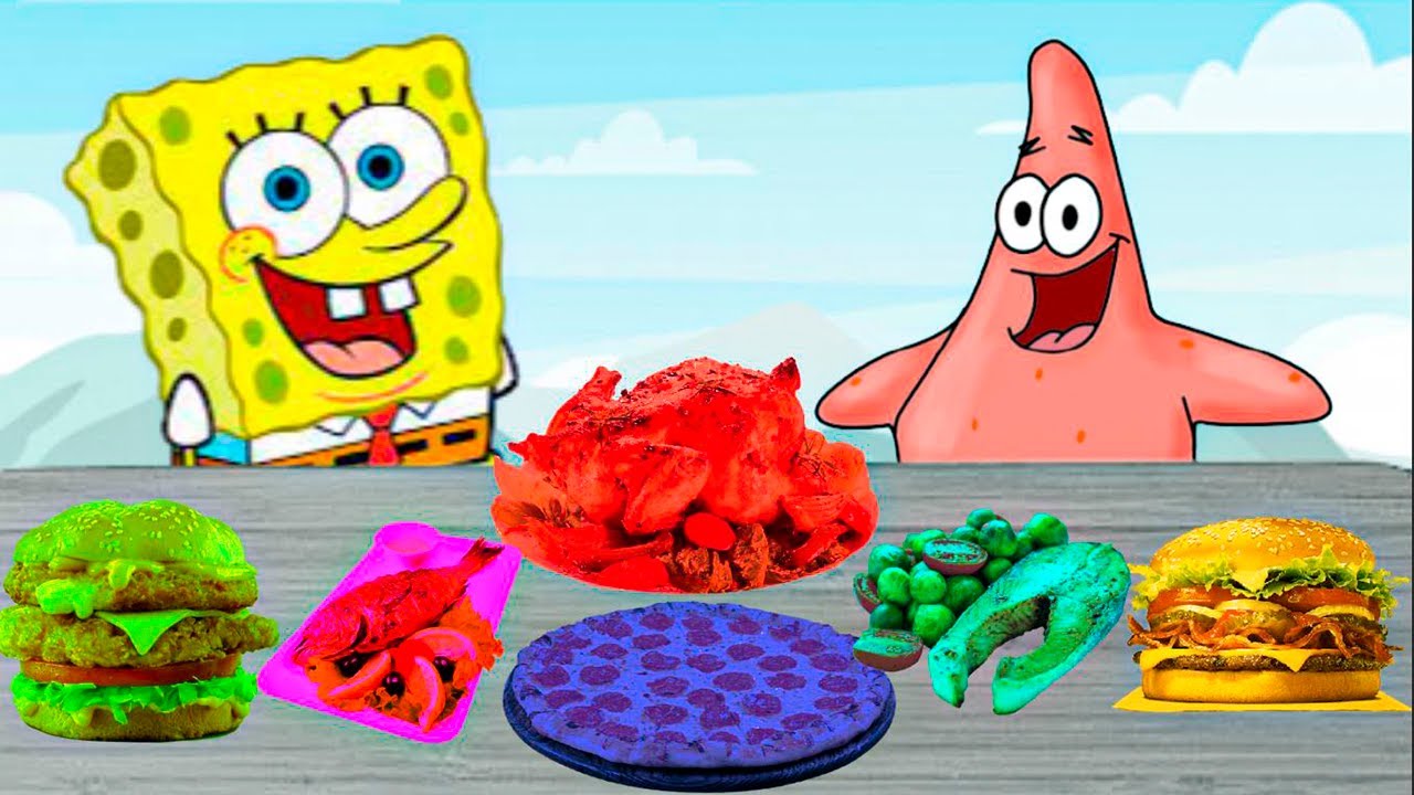 SPONGEBOB ASMR MUKBANG ANIMATION COMPLETE EDITION - YouTube