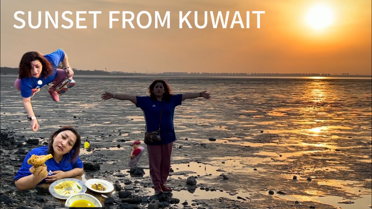 SUNSET FROM KUWAIT || KHATRA VIEWS - YouTube