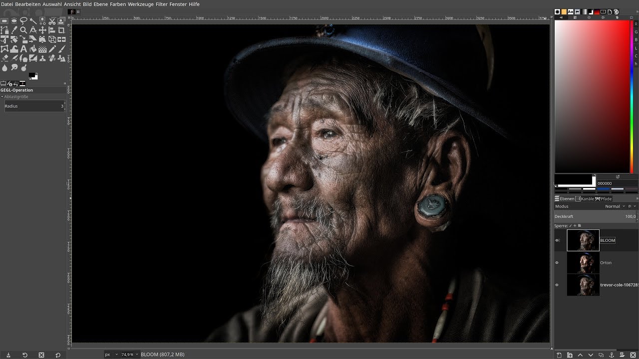 Gimp 2.10.8 – BLOOM-Effekt - YouTube