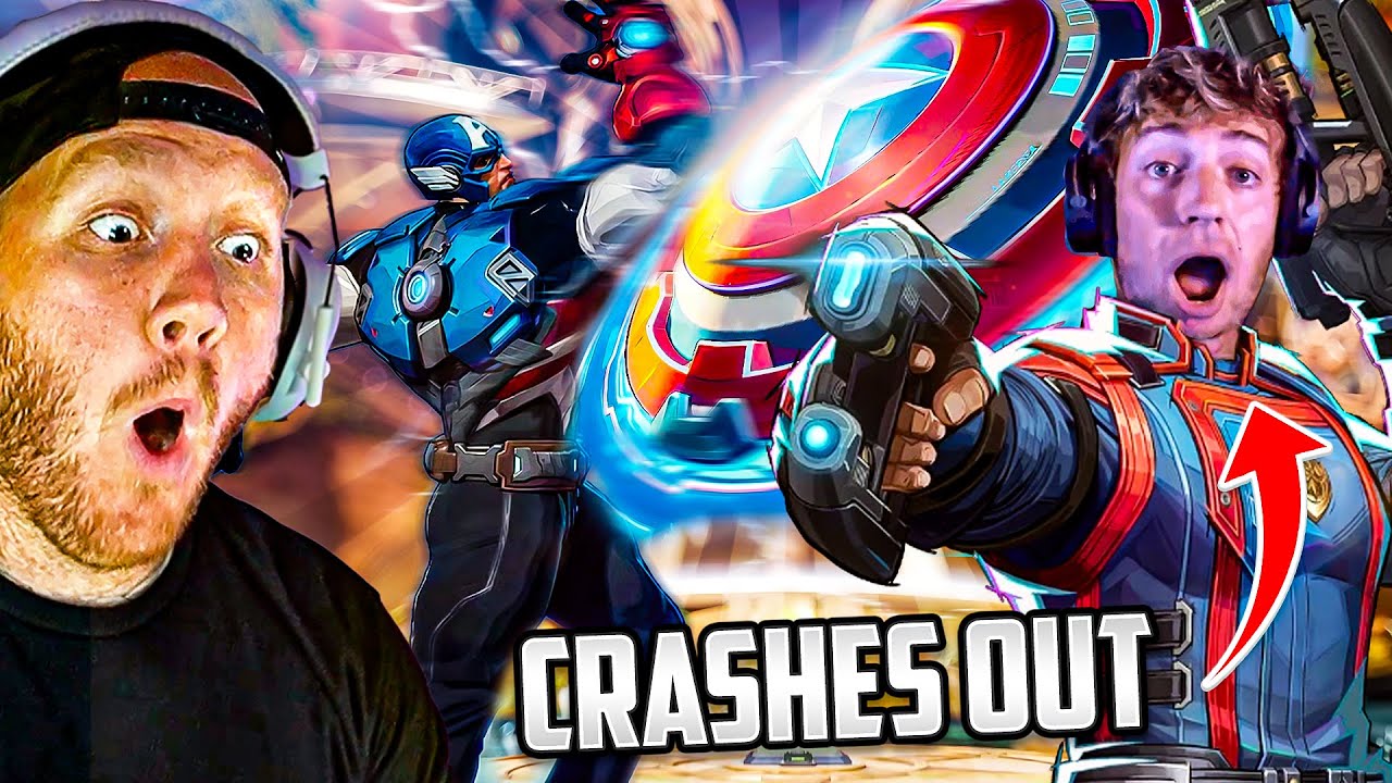NINJA CRASHES OUT ABOUT CAPTAIN AMERICA - YouTube
