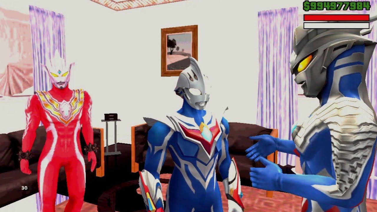 upin ultraman tiga ultraman nexus ultraman blue godzilla - YouTube