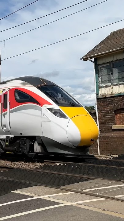 LNER Class 801 Passing Bathley Lane LC - YouTube