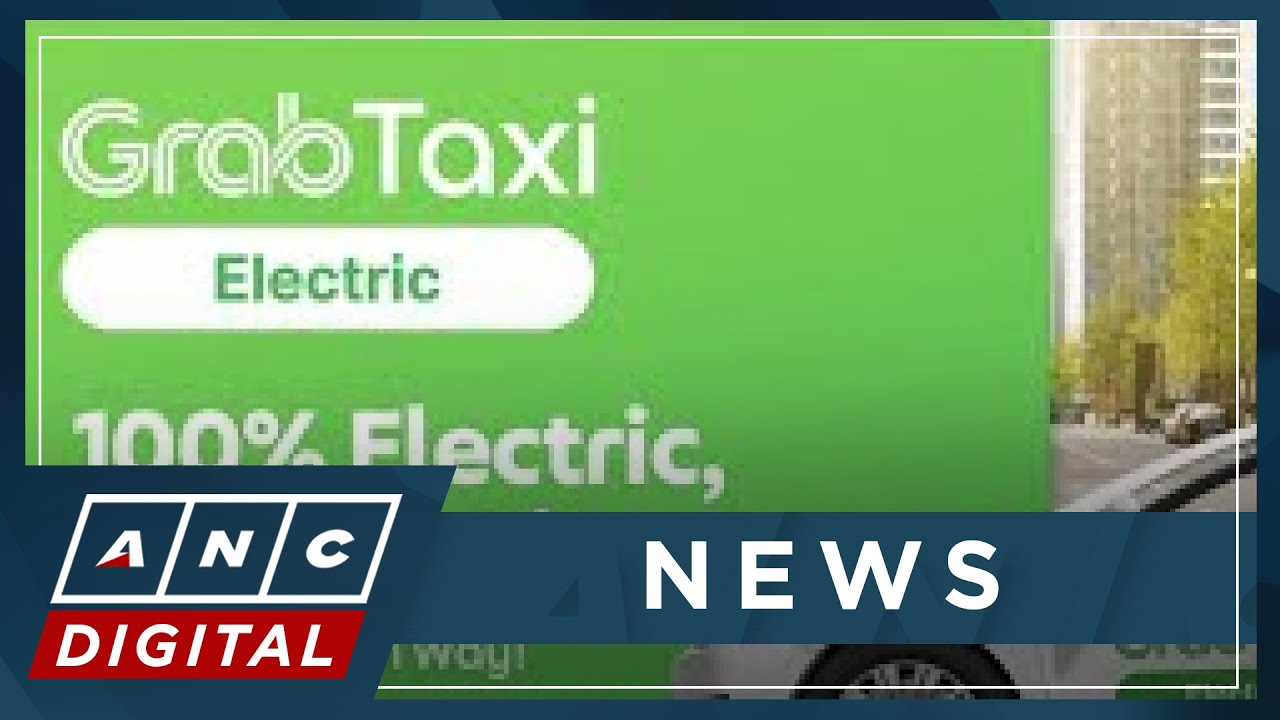 Grab rolls out first fully electric taxi fleet in PH | ANC - YouTube