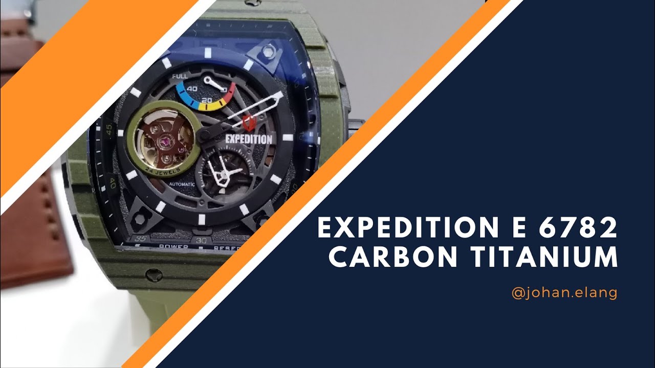 E 6782 CARBON TITANIUM GREEN : JAM EXPEDITION LIMITED EDITION AUTOMATIC ...