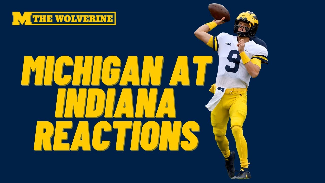 Michigan @ Indiana Postgame | J.J. McCarthy | Blake Corum | Reactions ...