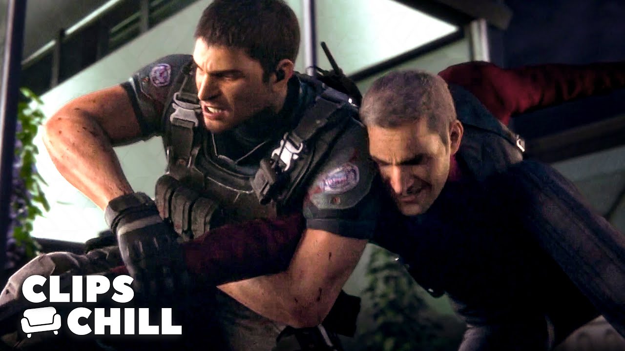 An Unusual Gunfight With Chris Redfield | Resident Evil: Vendetta - YouTube