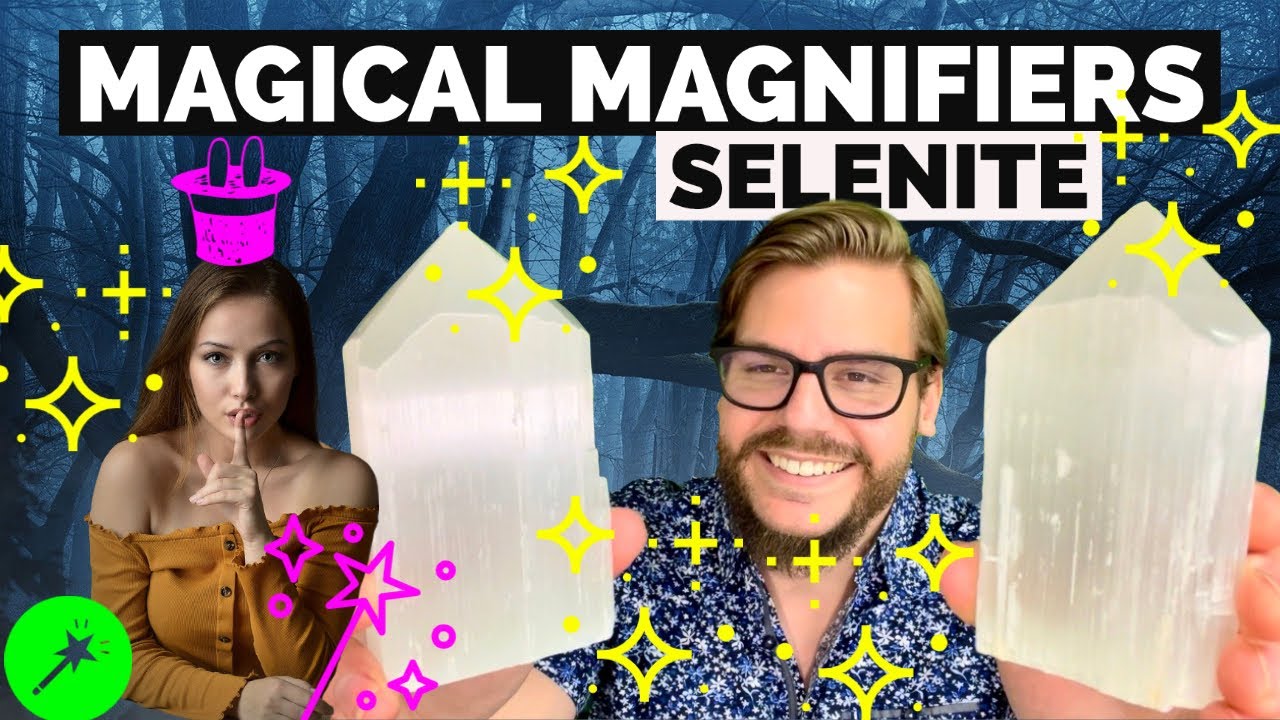 "MAGICAL MAGNIFIER" Selenite Meaning BENEFITS, HEALING CHAKRA ...