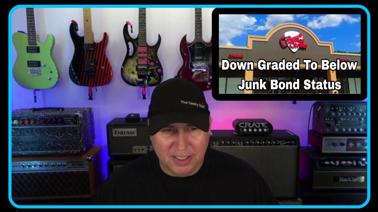 Guitar Center Down Graded To Below Junk Bond Status - YouTube