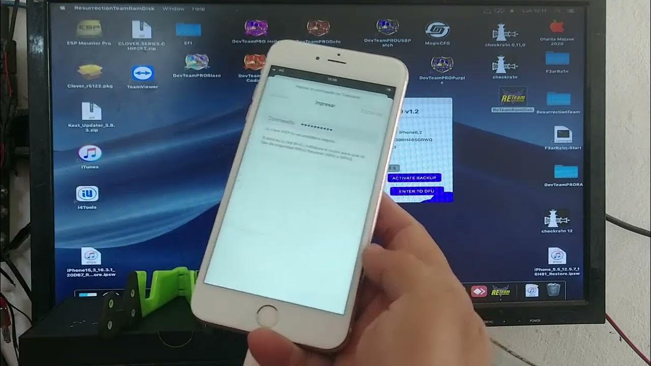 SALTAR ACTIVACION ICLOUD skip icloud activationCON BY PASS CON SEÑAL IPHONE 6S+ CODIGO/ IOS 15.7 ...