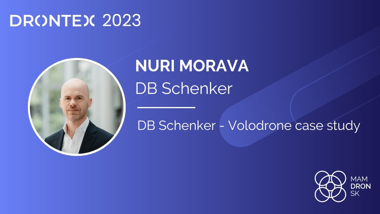 DB Schenker - Volodrone case study (Nuri Morava - DB Schenker) - DRONTEX 2023 - YouTube