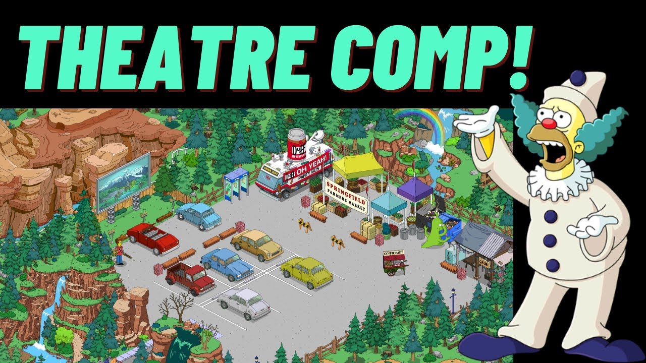 The Simpsons Tapped Out: Outdoor Theatre Designs Competition! - YouTube