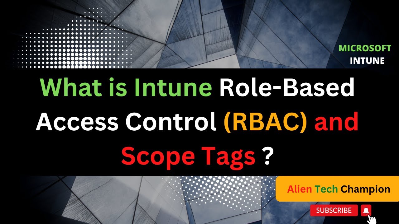 MS10 - What is Intune RBAC .? - YouTube