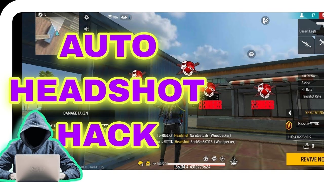 Auto headshot HACK ️ free fire 🔥#freefire #gaming #totalgaming #hacker ...