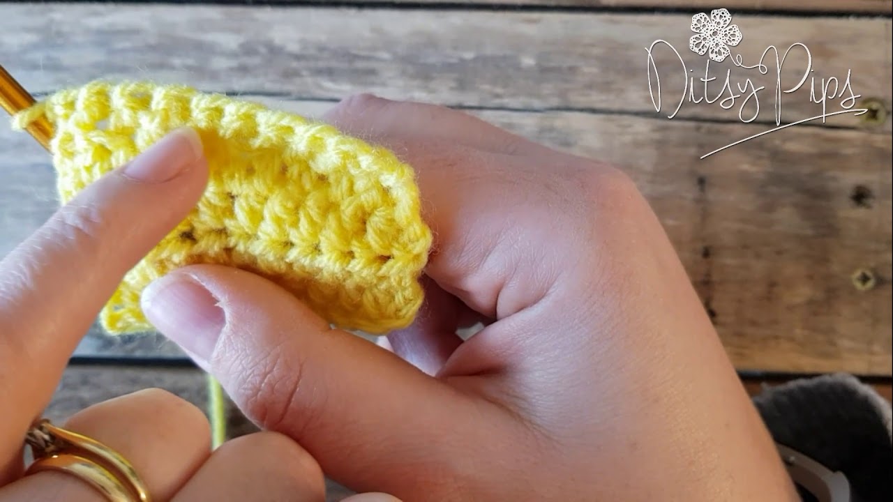 Alternate Single (Double) Crochet Stitch - Left Handed - YouTube