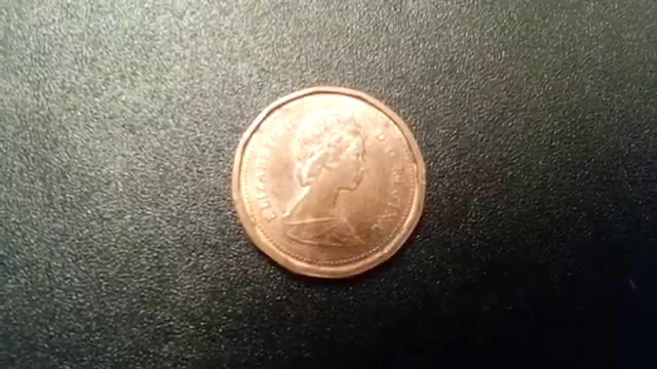 Coins : Canadian Penny 1984 - YouTube