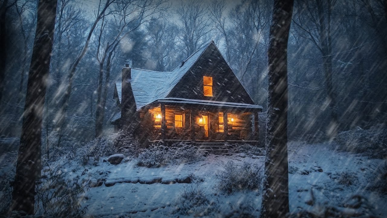 Arctic Winter Wind ASMR 🌬️ Relaxing Snowstorm & Blustery Winds for ...