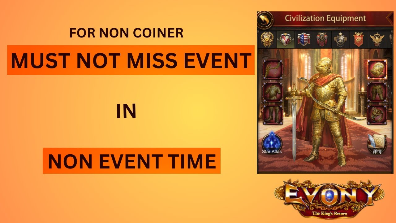 EVONY - Extremely Important Event in Non Event Time(Civilization Gear ...