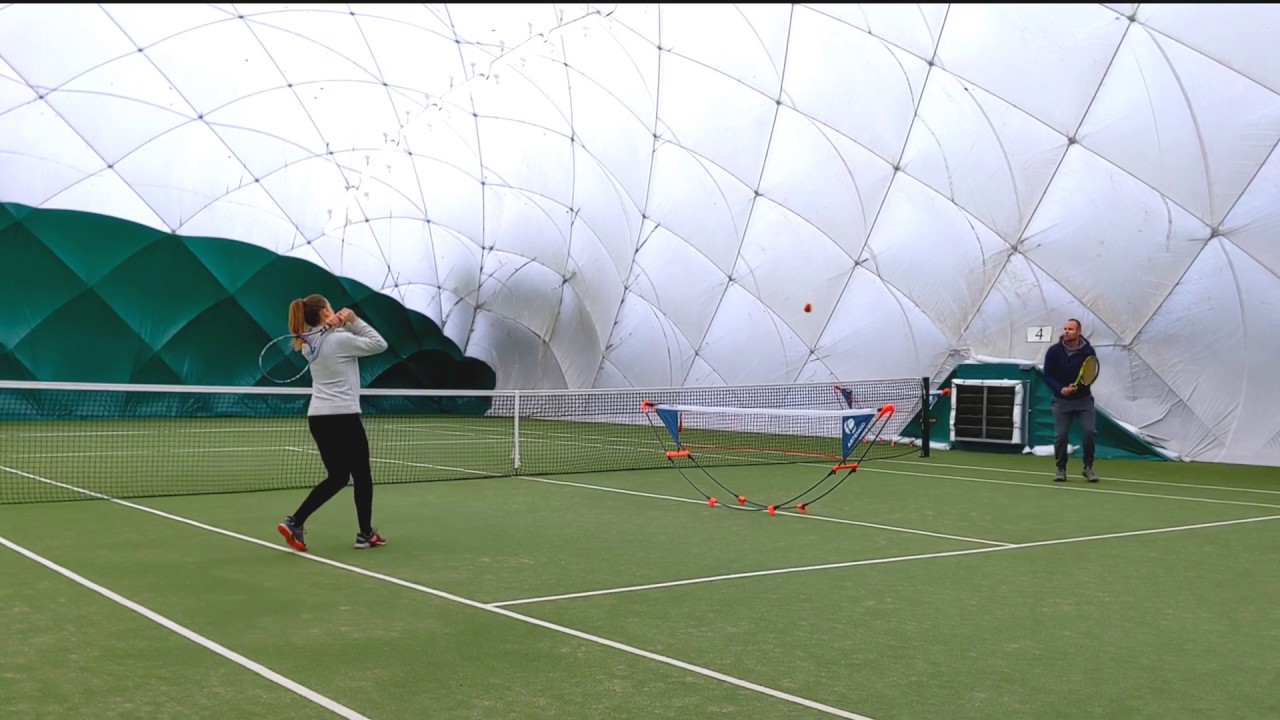 Mini Tennis Red Backhand - Control and Hit Over Net with Full Swing ...