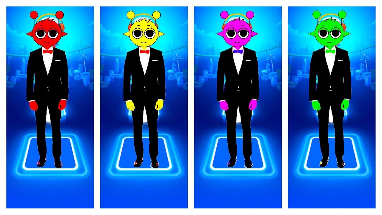 Sprunki Red Coffin 🆚 Sprunki Pink Coffin 🆚 Sprunki yellow 🆚 Sprunki ...