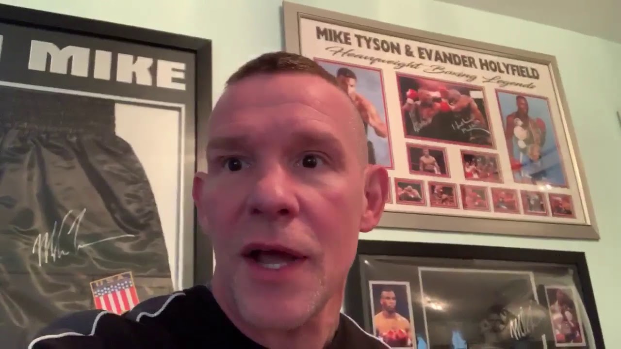 Former world champion Charles Shepherd shows his support for Knuckles ...