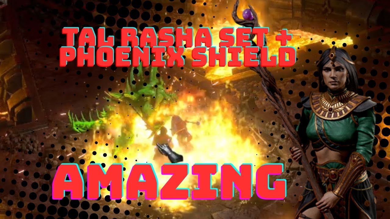 🔥D2R Fireball Sorceress Build — Tal Rasha's Set + Phoenix Shield ...