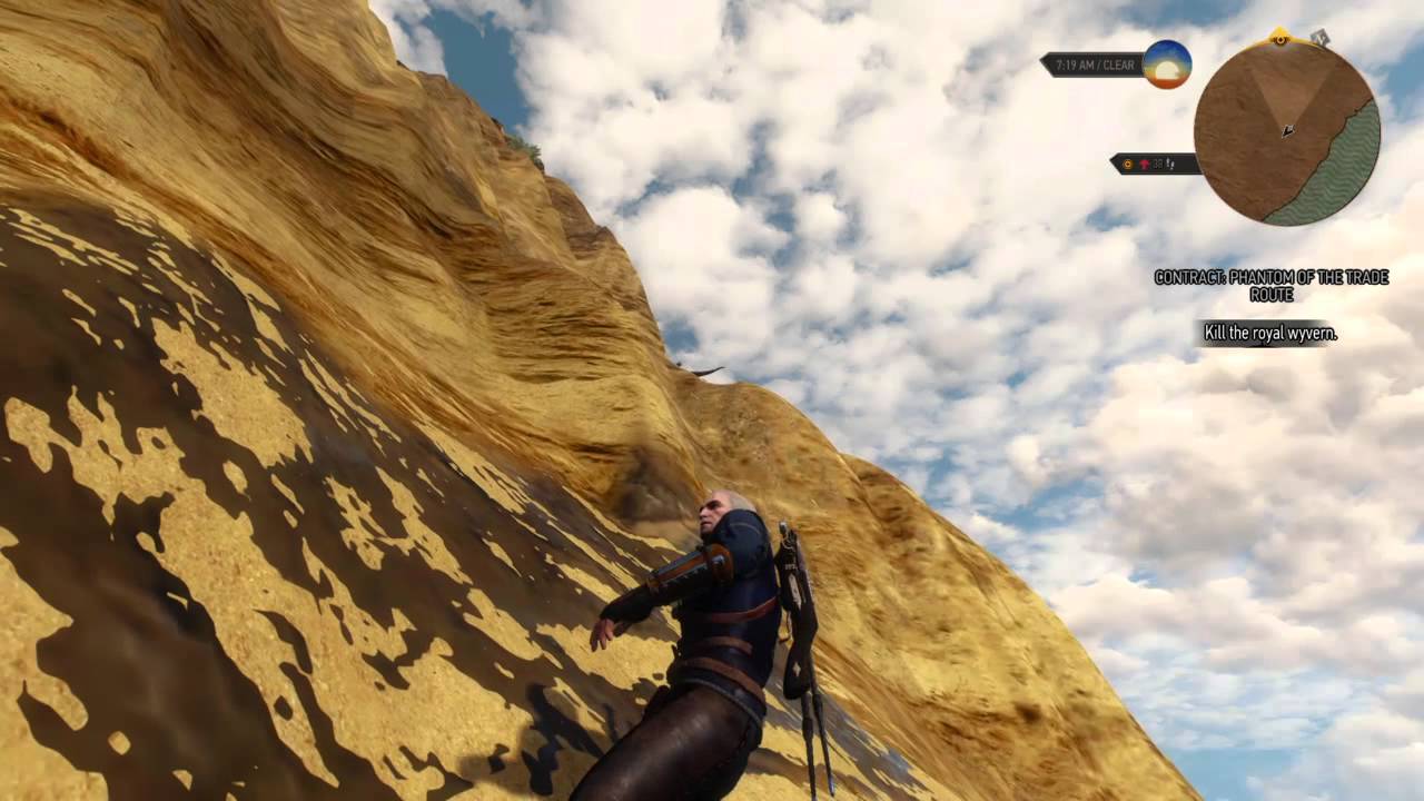 The Witcher 3: Royally Stuck Wyvern - YouTube