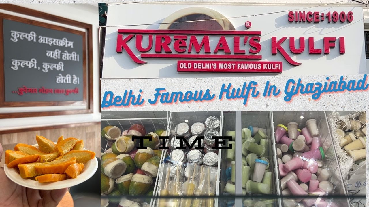 Vlog 164 | Kuremal Kulfi Since 1906 | Delhi Famous Kulfi In Ghaziabad ...