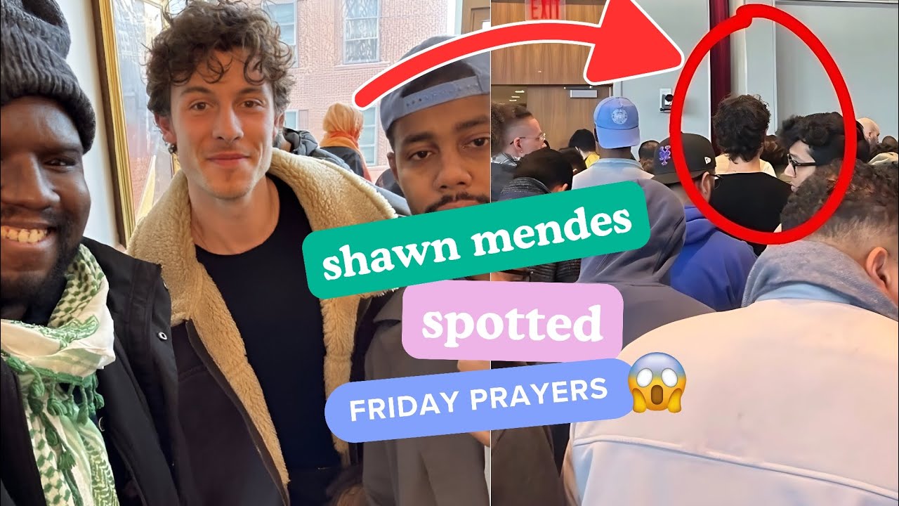 Shawn Mendes Spotted At Friday Prayers In NYC 😱 - YouTube