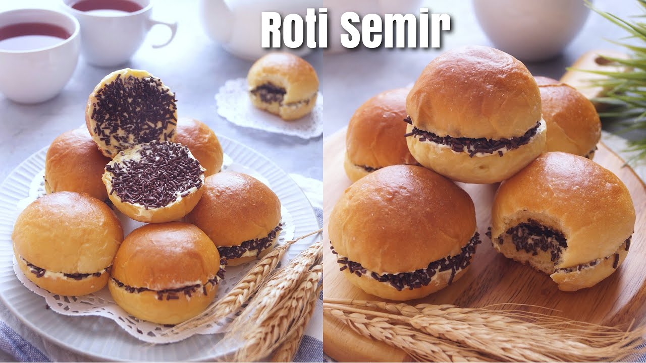 RESEP ROTI SEMIR JADUL LEMBUT BISA UNTUK IDE JUALAN - YouTube