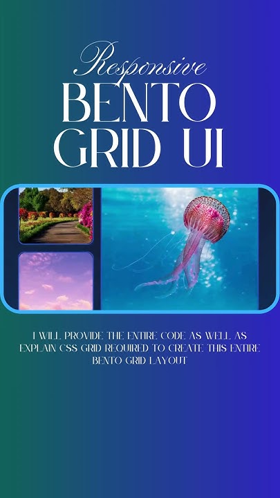 Responsive Image Bento Grids | CSS Tutorial | UI Design #shorts #css - YouTube