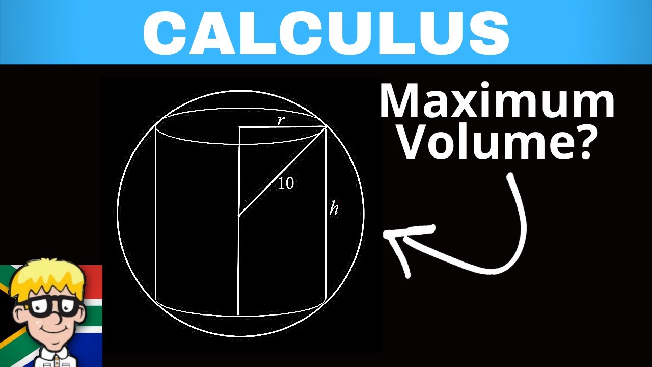Optimisation Grade 12: Maximum Volume - YouTube