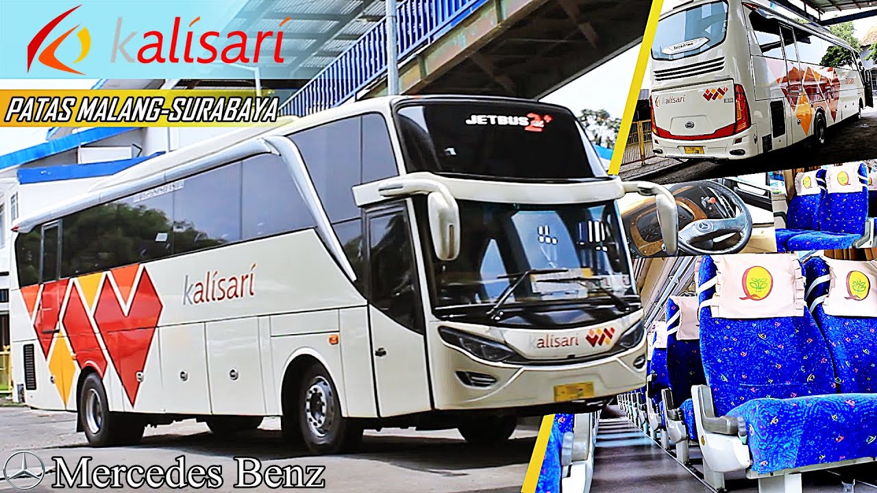 Nyaman Sejak Dulu! Perjalanan Naik Bus Kalisari Patas Ke Surabaya - YouTube