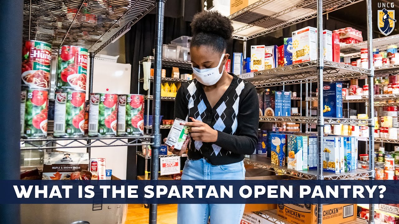 Spartan Open Pantry at UNCG helps fight food insecurity - YouTube