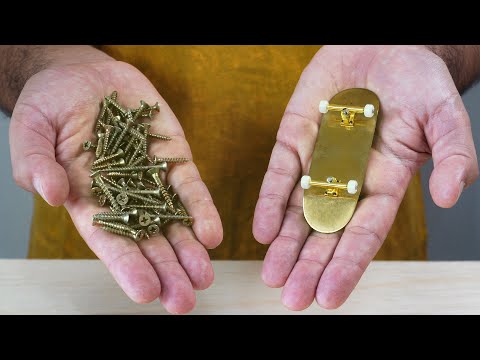 I Made a Perfect GOLD Fingerboard Deck - YouTube
