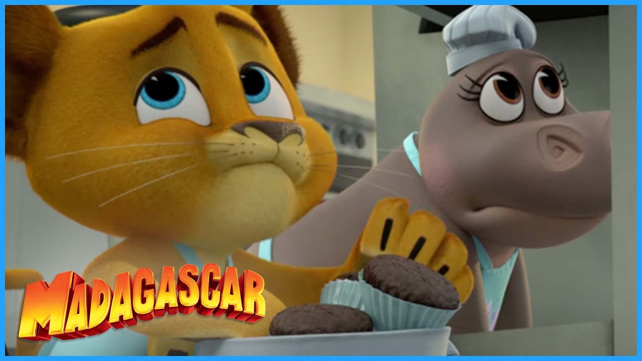 DreamWorks Madagascar | Time to bake cupcakes! | Madagascar: A Little ...
