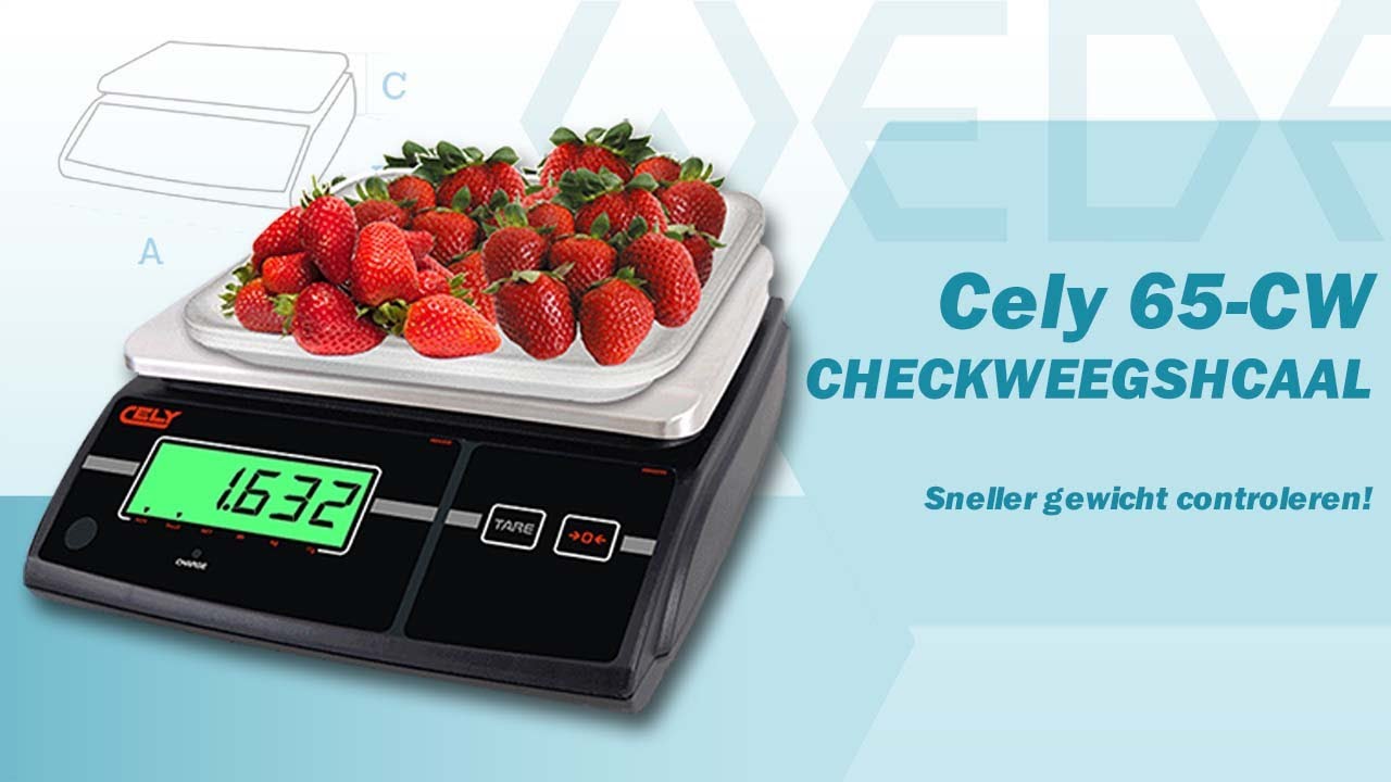 De Cely PS-65CW Checkweegschaal - Weda Product Review - YouTube