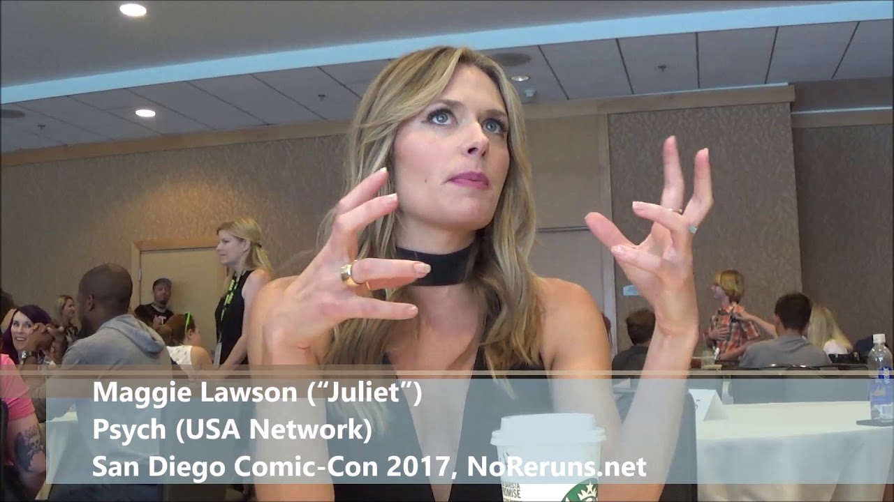 Psych: The Movie Q&A with Maggie Lawson (SDCC 2017) - YouTube