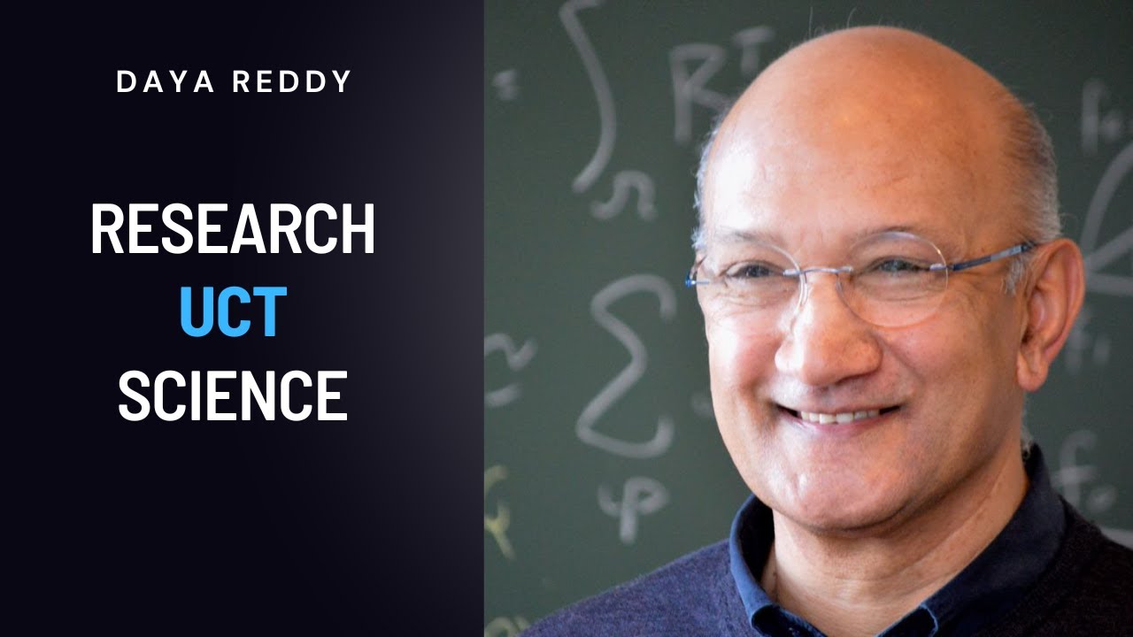 Prof. Daya Reddy | UCT, Africa, Education, Science, Research, AIMS #uct ...