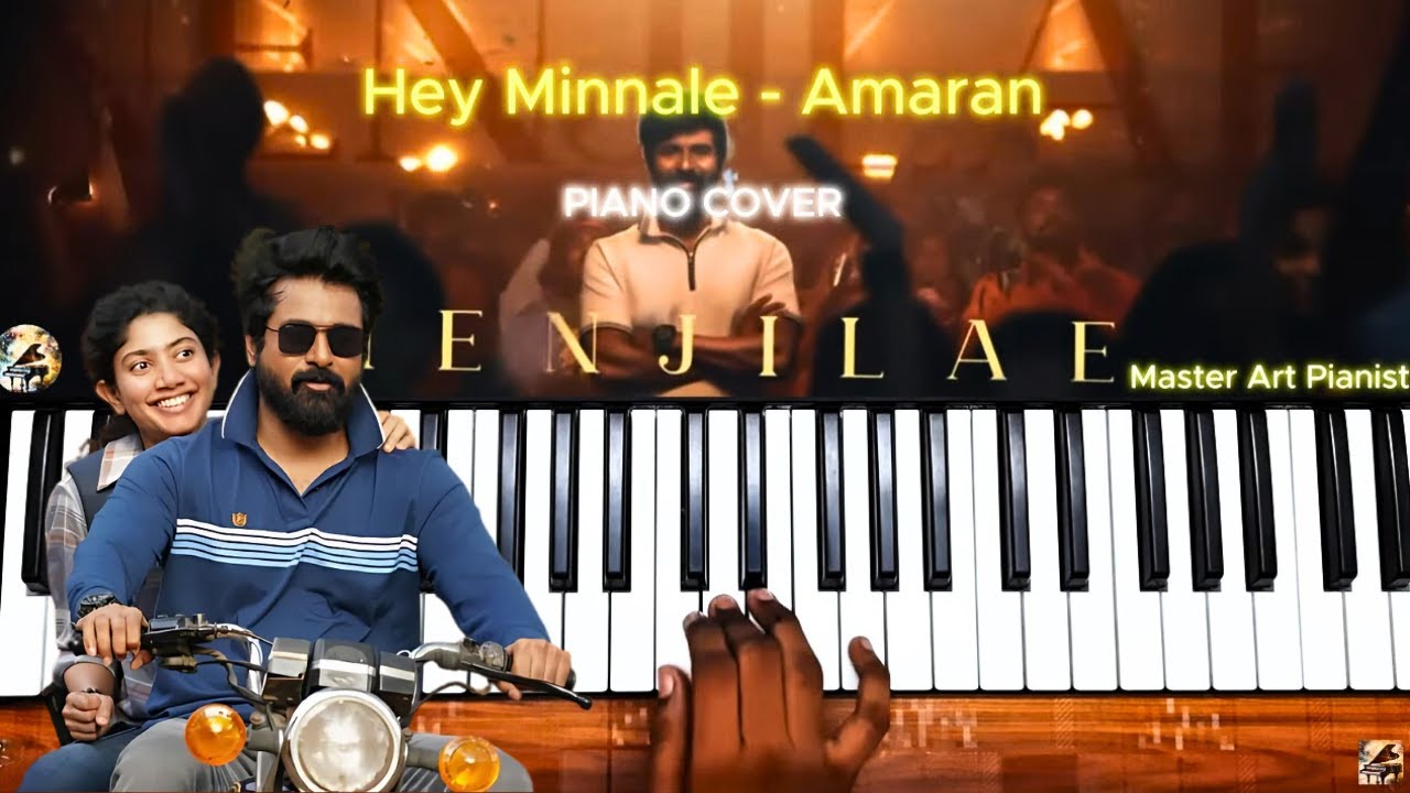 Hey Minnale Keyboard Song - Melodic Magic from Amaran 🎶 - YouTube