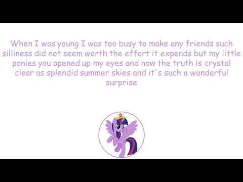 My Little Pony - Theme Song Lyrics - YouTube