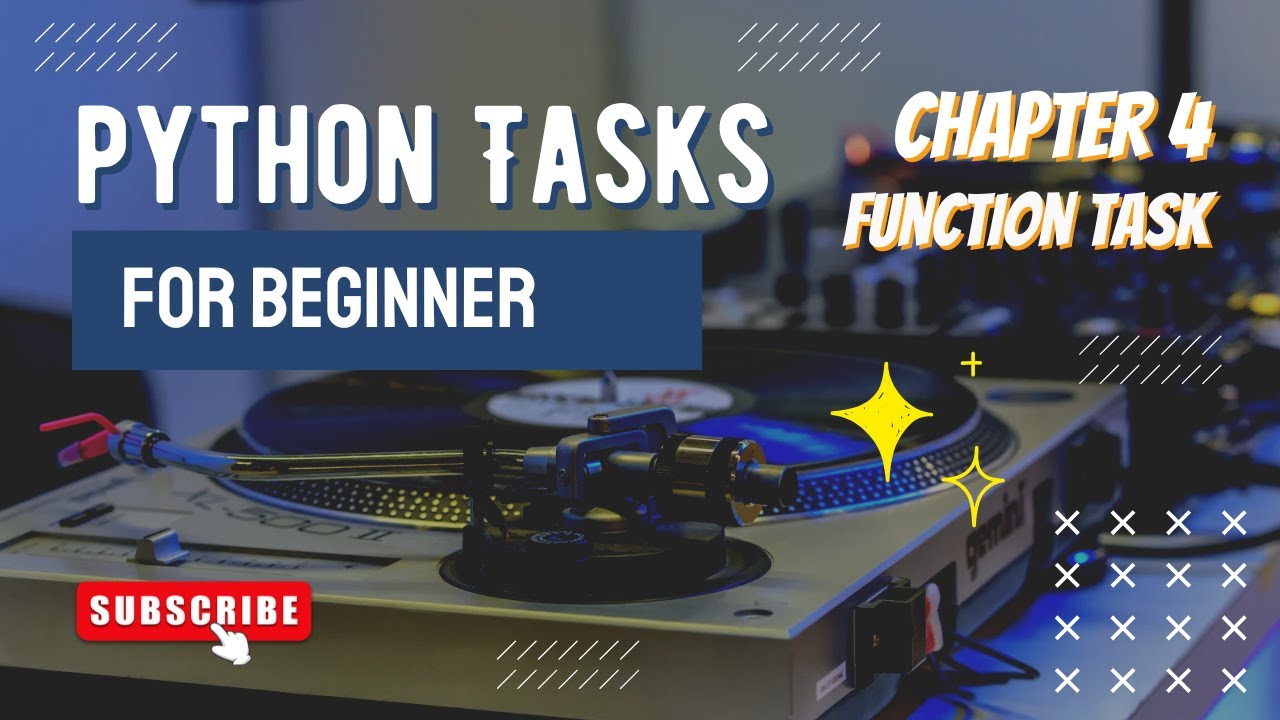 Python Chapter 4 Function Tasks Part 1 | Practice Programs for ...