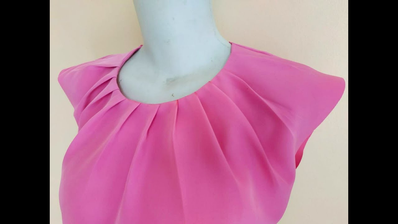How to sew and cutting a beautiful dress 3. Cara potong dan menjahit ...
