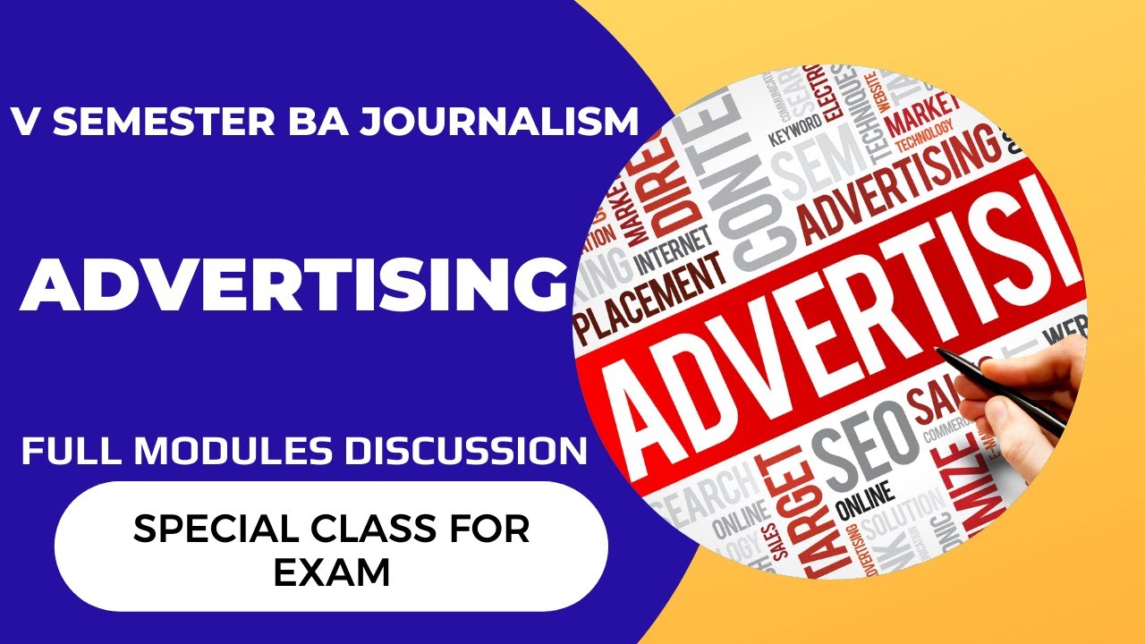 5th Semester-Advertising |Full modules discussion| Calicut University ...